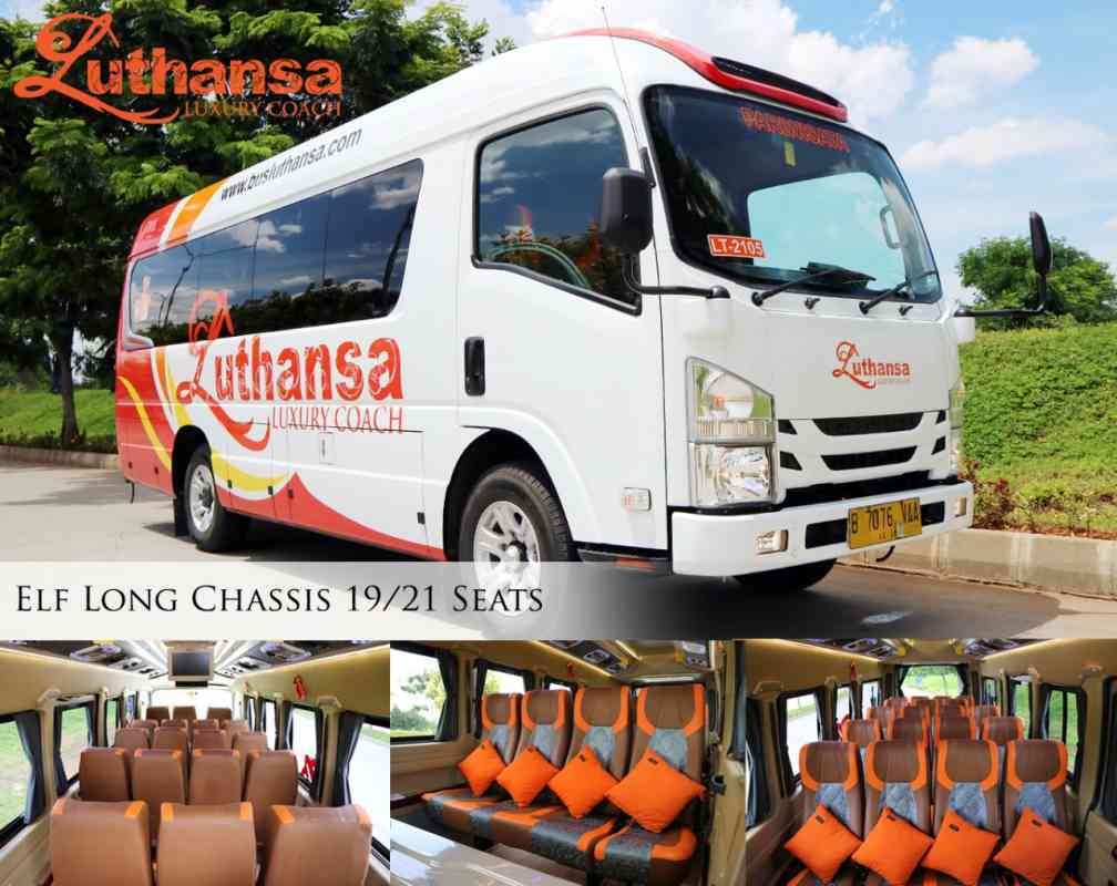 Jual Sewa Elf Long 19/21seats Tujuan Bandung Kota/lembang/ciater 1 Hari ...