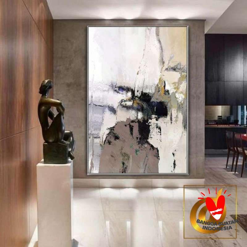 Jual lukisan abstrak modern hiasan dinding rumah abstrak dekorasi home ...