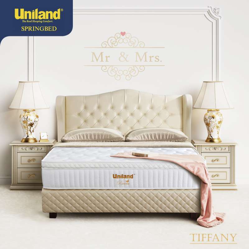 Promo Uniland Springbed Rivera Pillowtop Tiffany Full Set Kasur Spring ...