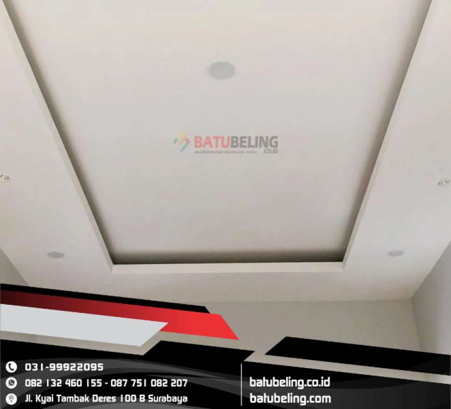 Jual Gypsum Board Papan Gipsum Tebal 9mm Ukuran 120x240 cm Rangka ...