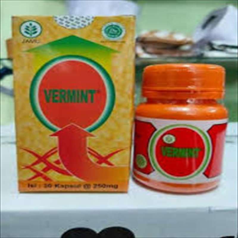 Promo Jamu VERMINT Isi 30 Kapsul 250 mg Diskon 7% di Seller Mulia ...