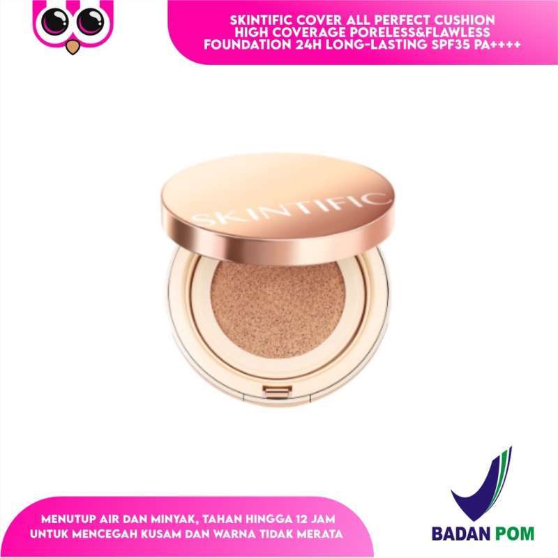 Jual Skintific Cover All Perfect Air Cushion High Coverage Poreless ...