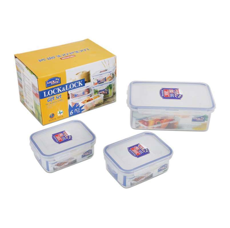Jual Lock N Lock Gift Set 3 Isi Kotak Makan 1L Dan 350Ml di Seller ...