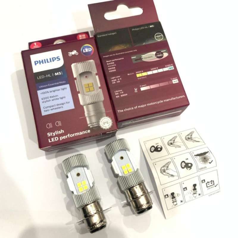 Promo Lampu Depan Led Pnp Vario 125 Lama By Philips Original - Putih Isi 2Pc Diskon 23% di ...