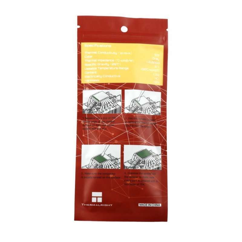 Jual Thermal Paste THERMALRIGHT TF4 1.5G / 1.5 Gram Thermal Grease ...