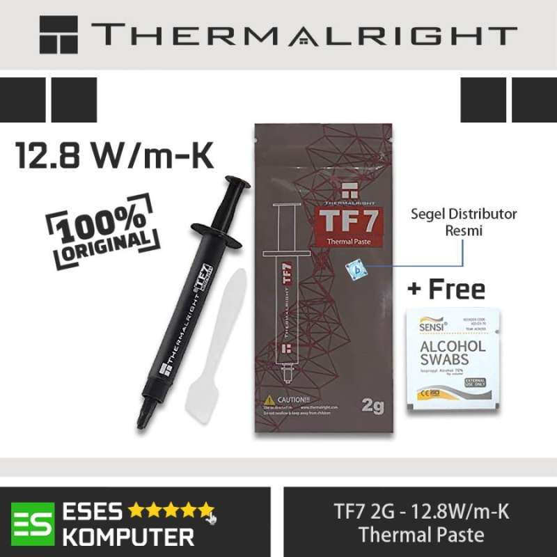 Jual Thermal Paste THERMALRIGHT TF7 2G / 2 Gram Thermal Grease Compound - Loose Pack di Seller ...