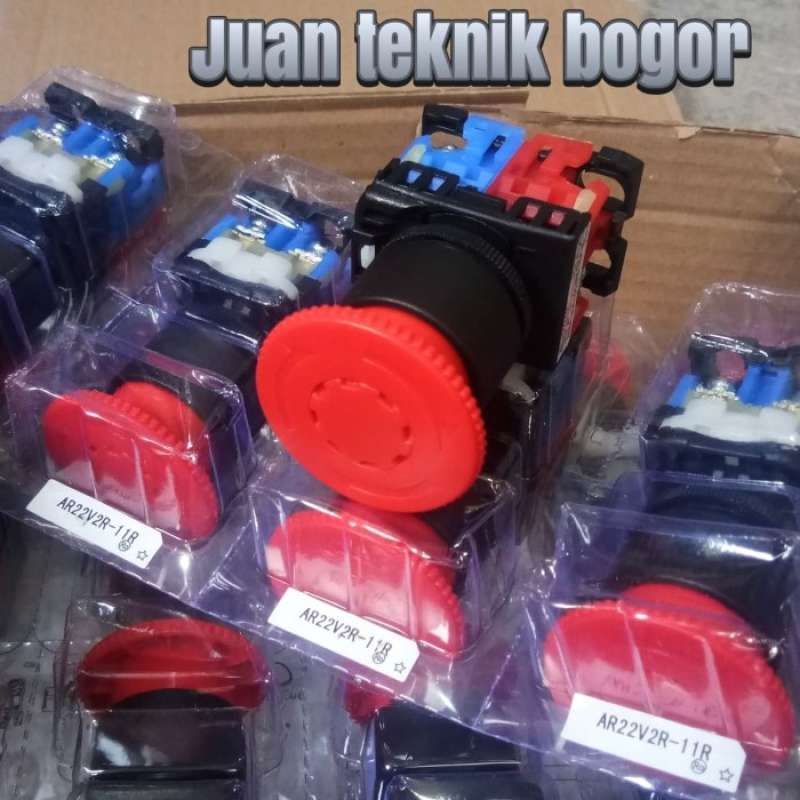 Promo Ar22V2R 11R Ar22V2R 01R Push Button Emergency Stop Fuji Diskon 23% di Seller SENTRA ...