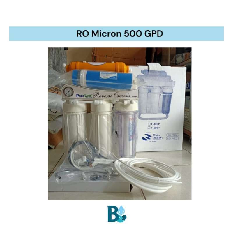 Jual RO MICRON 500 GPD // FILTER AIR REVERSE OSMOSIS // WATER PURIFIER ...