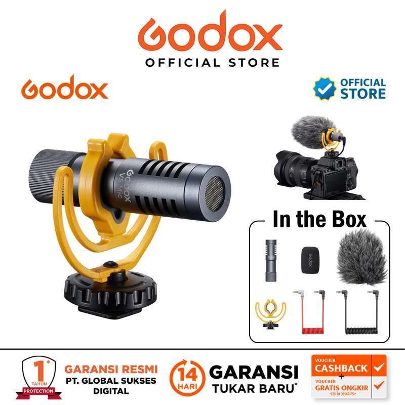 Jual Godox Vs-mic Godox Vsmic Compact Shotgun Microphone Di Seller ...