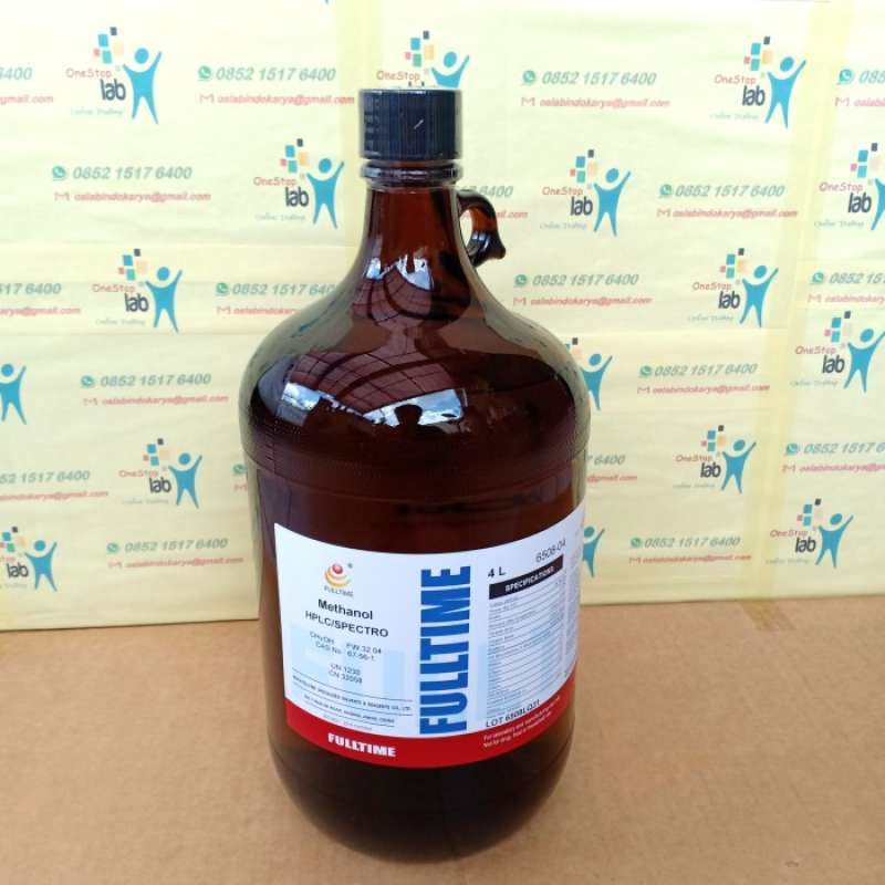 Jual Methanol Hplc Grade Cap 4 Liter Fulltime 6508-04 Metanol Di Seller ...