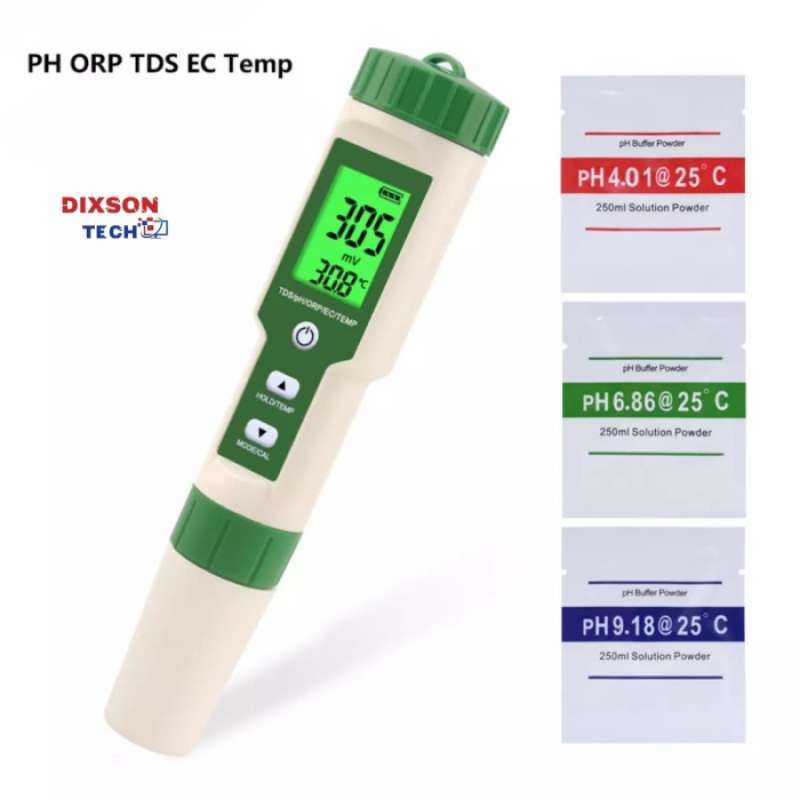 Jual Alat Ukur Digital Kualitas Air Ph Orp Tds Ec Temp 5 In 1 Ez 9910 Di Seller Anes Medika ...