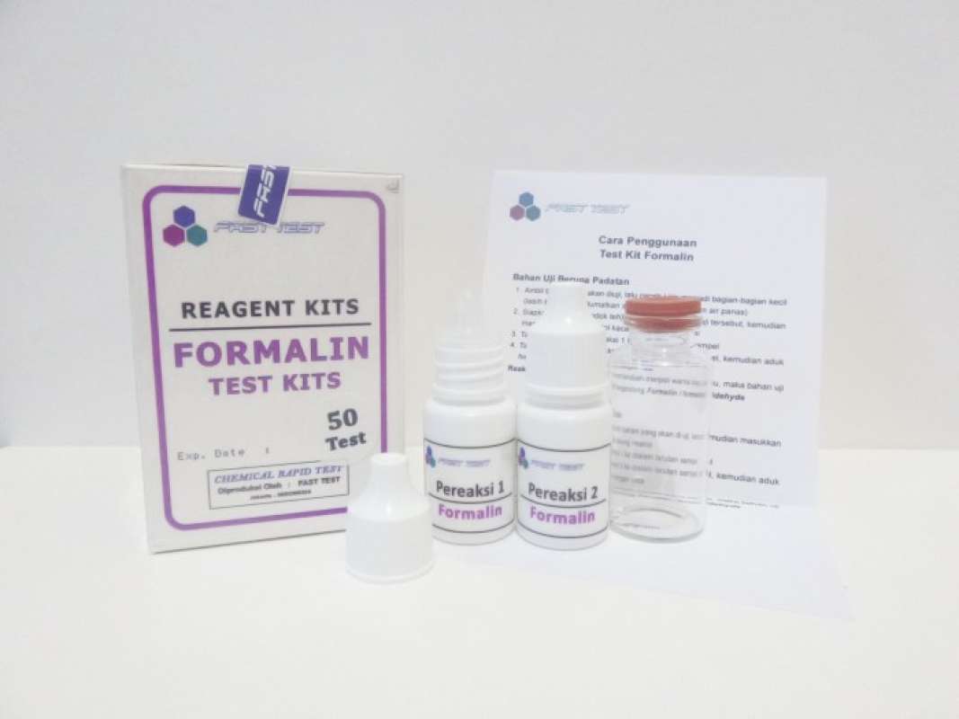 Jual Reagent Test Kit Formalin, Alat Uji Cepat Kandungan Formalin Di ...