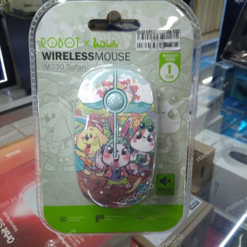 Jual MOUSE Wireless Robot M330 safari di Seller Station PC & Network ...
