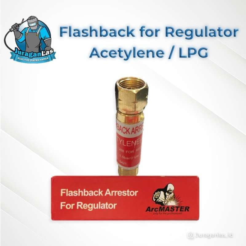 Jual Flashback Arrestor Acyteline / Lpg For Regulator di Seller ...