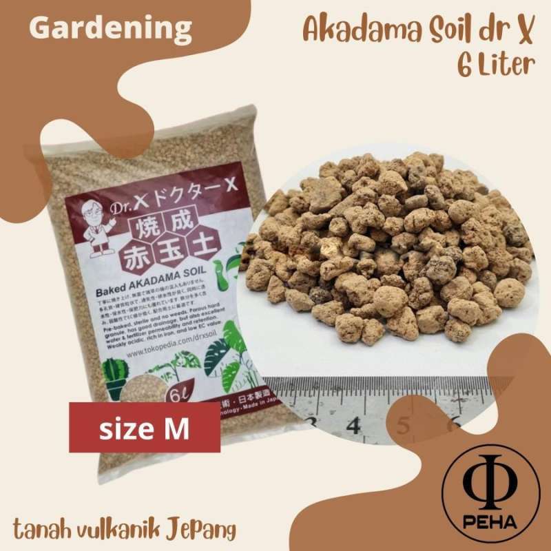 Jual Media Tanam Organik Jepang Akadama Soil Dr.X Soil 6 Liter - Karnivora di Seller Toko Peha ...