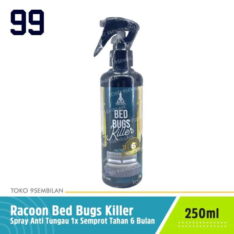 Promo Racoon Bed Bugs Killer Obat Kutu Kasur Tungau 1X Semprot Tahan 6 Bulan Diskon 13% di ...