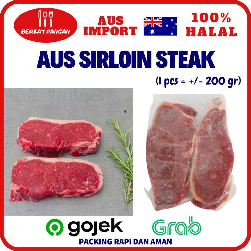 Jual Daging Sapi AUS Sirloin Steak Impor Grade A di Seller Berkat ...