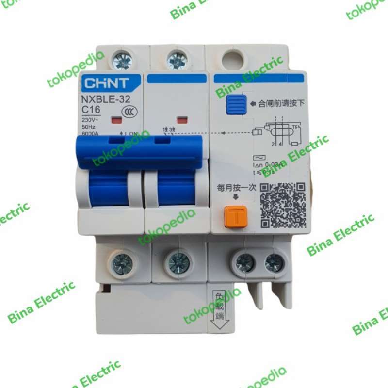 Promo RCBO CHINT ELCB+MCB NXBLE-32 2P 16A 30mA ELCB - Multicolor ... Promo RCBO CHINT ELCB+MCB NXBLE-32 2P 16A 30mA ELCB - Multicolor ...