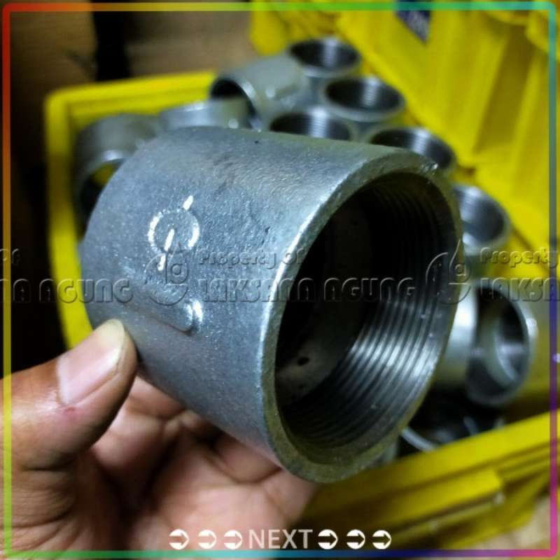 Promo Sok drat dalam 4 inch Besi | Sock Drat Galvanis 4 Socket drat ...