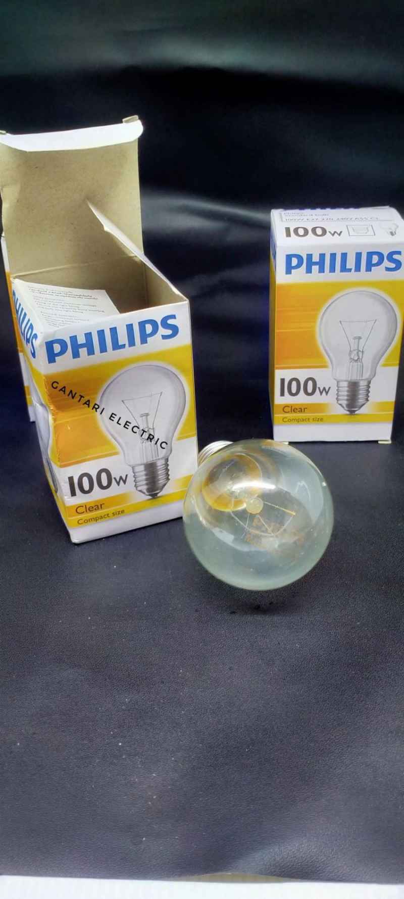 Jual Lampu Pijar Philips 100 Watt Kaca Bening Clear Di Seller Narrajaya ...
