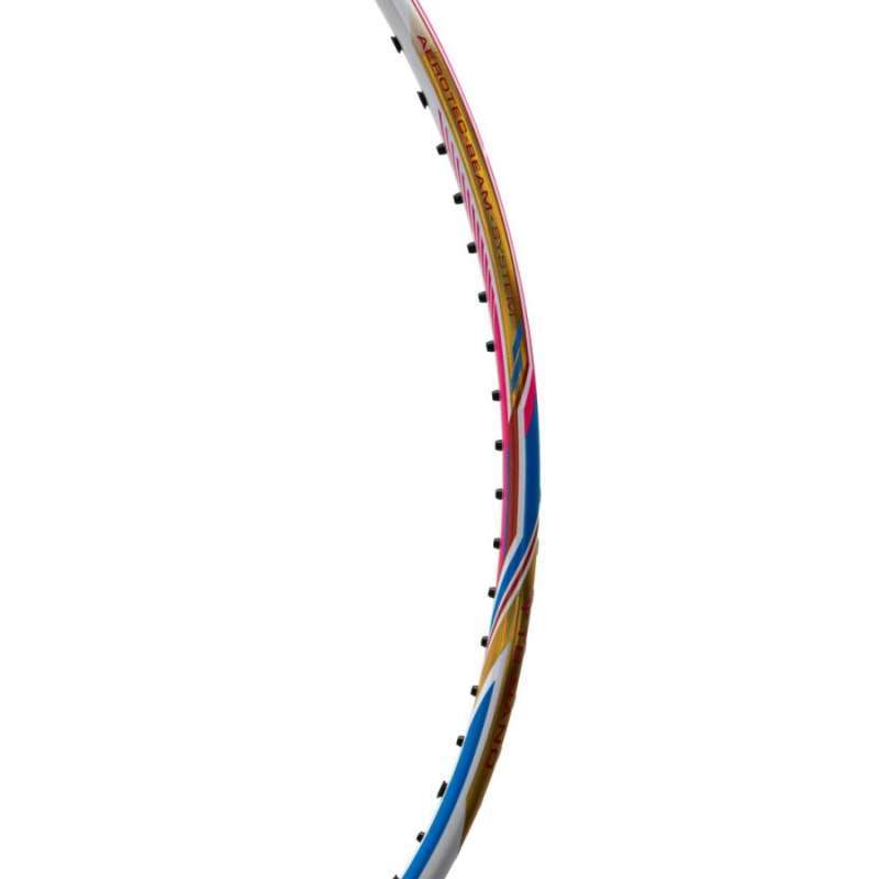 Promo New Color Raket Badminton Lining Windstorm 72 S White Gold Blue ...