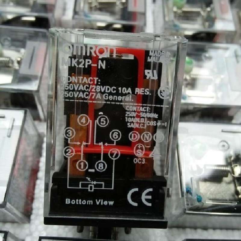 Jual Omron Relay Mk2p-n Lampu 220vac 24vdc 12vdc - 220vac Di Seller Volt Elektrik - Lidah Kulon ...