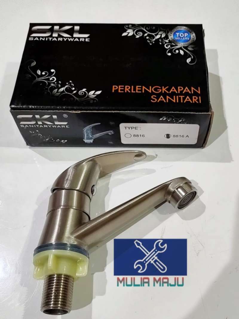 Promo Kran Air Wastafel Model Angkat /UP DOWN SKL STAINLESS /KRAN ...
