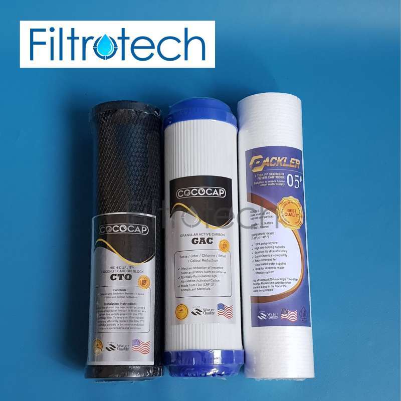 Jual Paket Catridge Filter Catridge Air Ledeng - Sediment, Gac, Cto Di ...