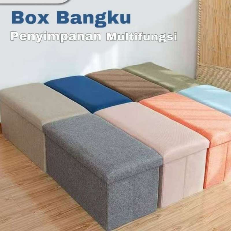 Jual Free Ongkir Kursi Box Bangku Lipat Storage Box Sofa Tempat ...