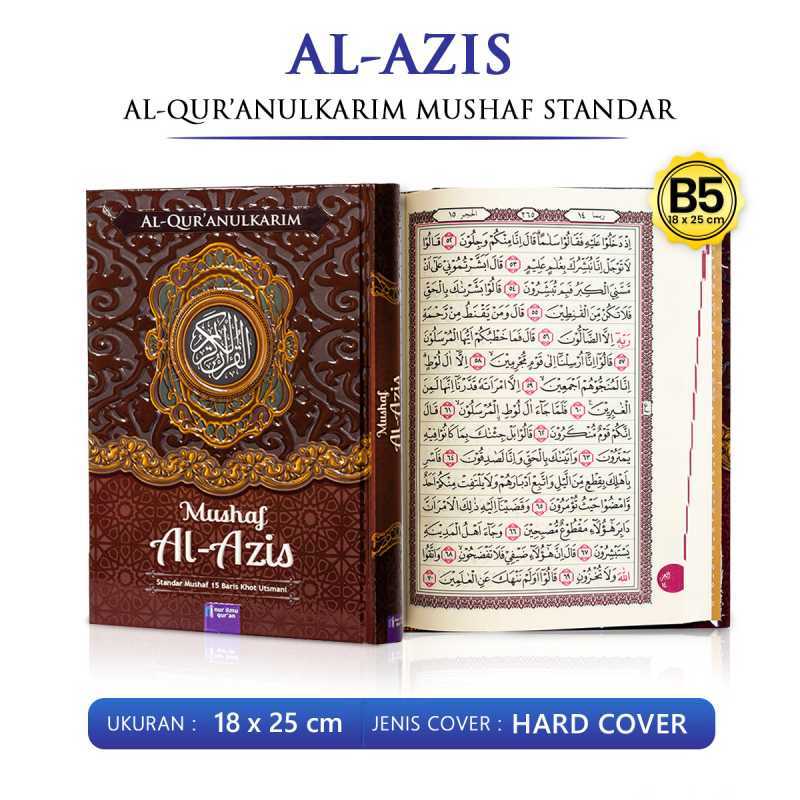 Jual Al quran Terjemah Tajwid Mushaf Al Azis Alquran Kecil Ukuran B5 ...