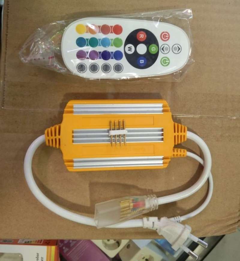 Promo Flasher Controler Led Strip Controller Selang Rgb 4 Pin + Remote ...