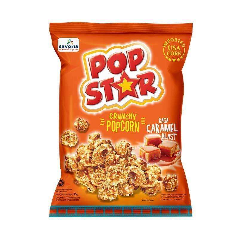 Promo SMG/JOG/SOLO - POPSTAR Popcorn Caramel Blast - Snack Popcorn ...