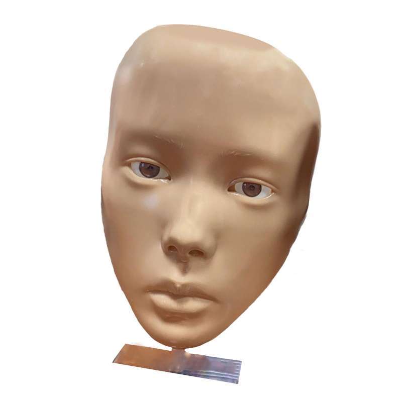 Jual 3d Makeup Full Face Practice Board Model With Stand Realistic ...
