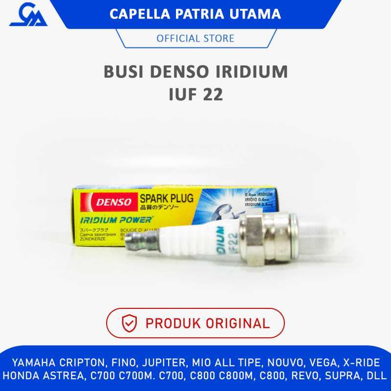 Jual Busi Denso Iridium Iuf 22 / Iuf22 Astrea C700 C800 Revo Impressa ...