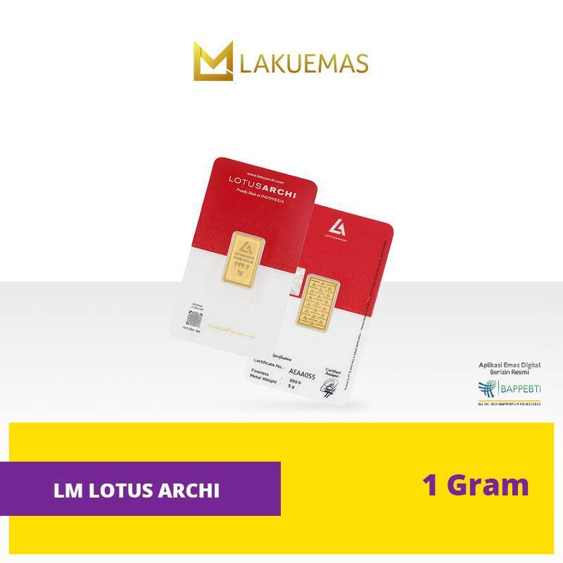 Jual Logam Mulia Lotus Archi 1 Gram Di Seller Lakuemas Official Store ...