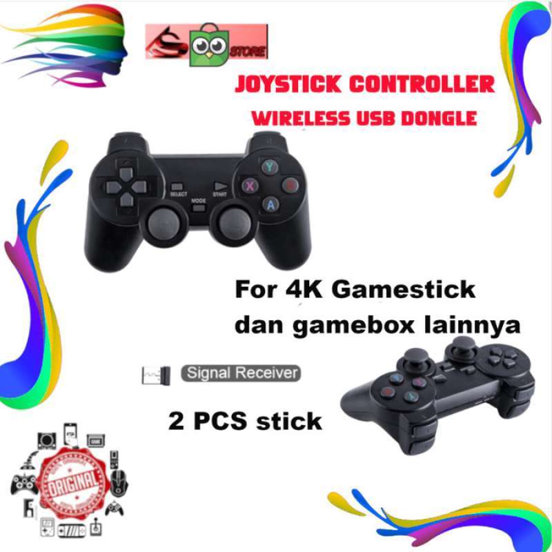Promo Wireless Gamepad Joystick for Game Stick 4K HDMI TV RETRO Video ...