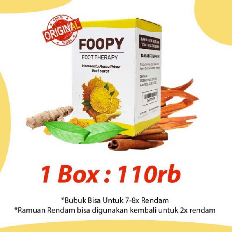 Jual FOOPY FOOT THERAPY ORIGINAL RAMUAN DAYAK RENDAM KAKI DAN TANGAN di ...