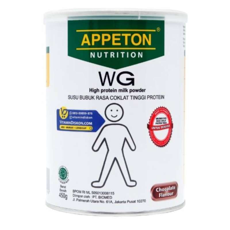 Jual Appeton Weight Gain Susu Untuk Gemuk Rasa Vanilla atau Coklat ...