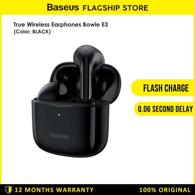 Jual Baseus True Wireless Earphones Bowie E3 - Hitam di Seller Baseus ...