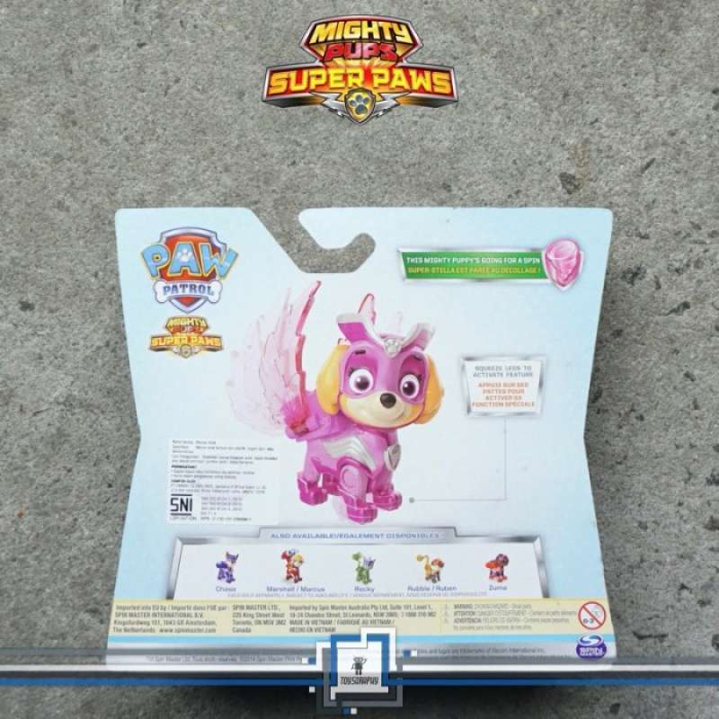 Promo Paw Patrol Mighty Pups Super Paws Skye Action Figure Nickelodeon ...