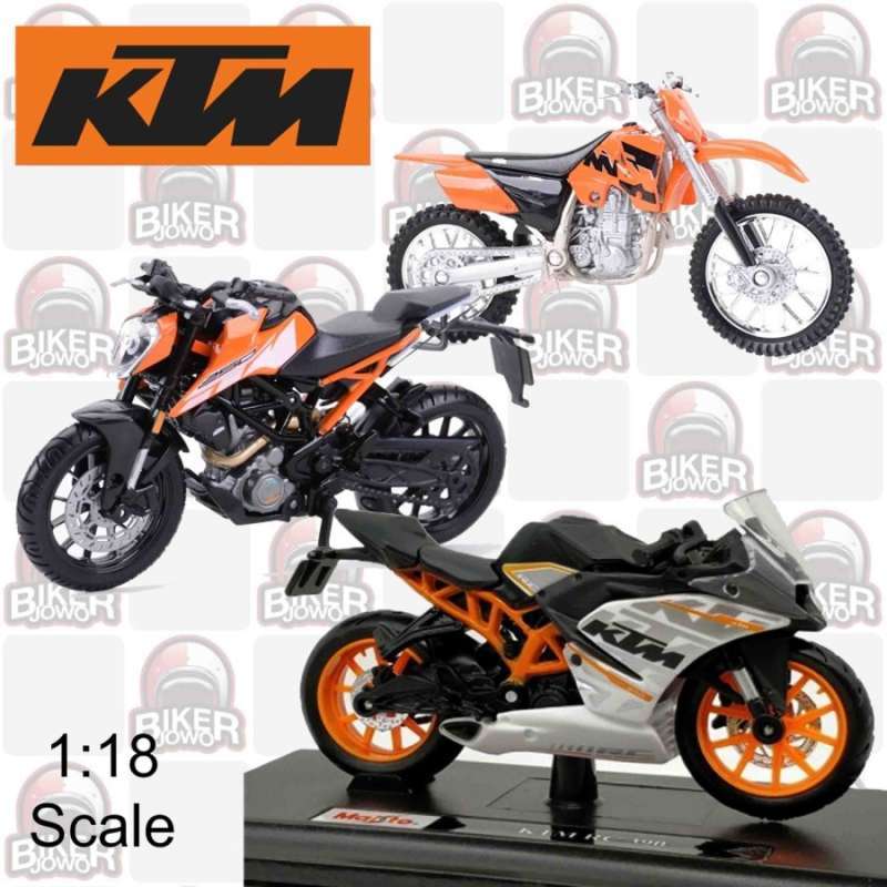 Jual Mainan Diecast Motor Ktm 1 : 18 Maisto Welly Bburago Motormax Altaya - 890 Duke Di Seller ...