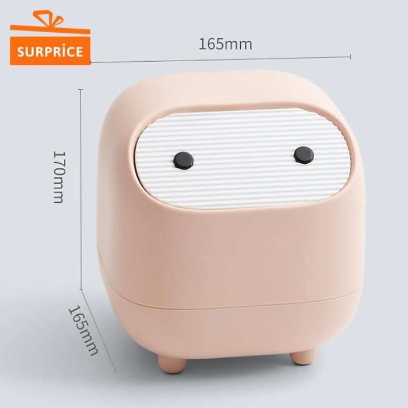 Promo Tempat Sampah Meja Mini Lucu / Tong Kotak Sampah Mobil Kecil Ninja - Pink Dgn Bubble Murah ...