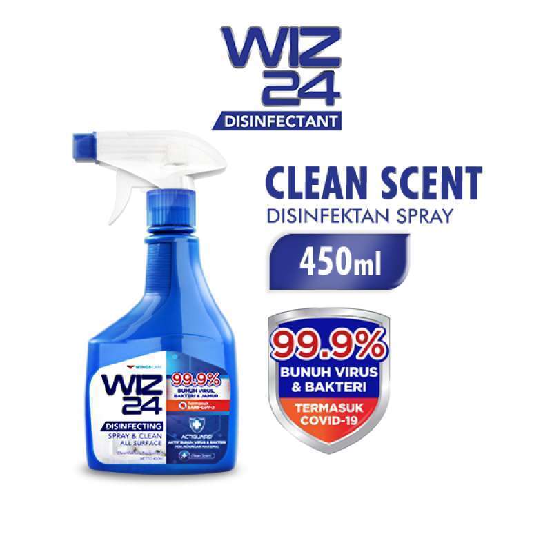 Promo WHS - SMG/JOG/SOLO - WIZ 24 Disinfectant Spray & Clean All ...