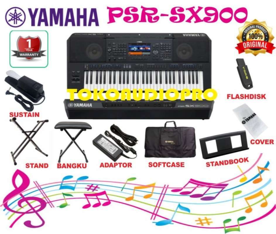 Promo yamaha psr sx900 / sx-900 / psr sx 900 keyboard paket Diskon 23% ...