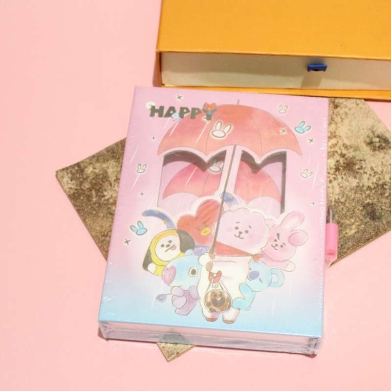 Jual Buku Gembok Kartun - Pink Ungu Biru - Diary Tulis Kartun Lucu ...