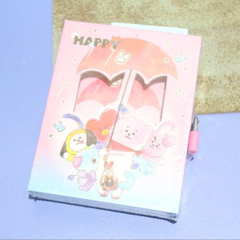 Jual Buku Gembok Kartun - Pink Ungu Biru - Diary Tulis Kartun Lucu ...