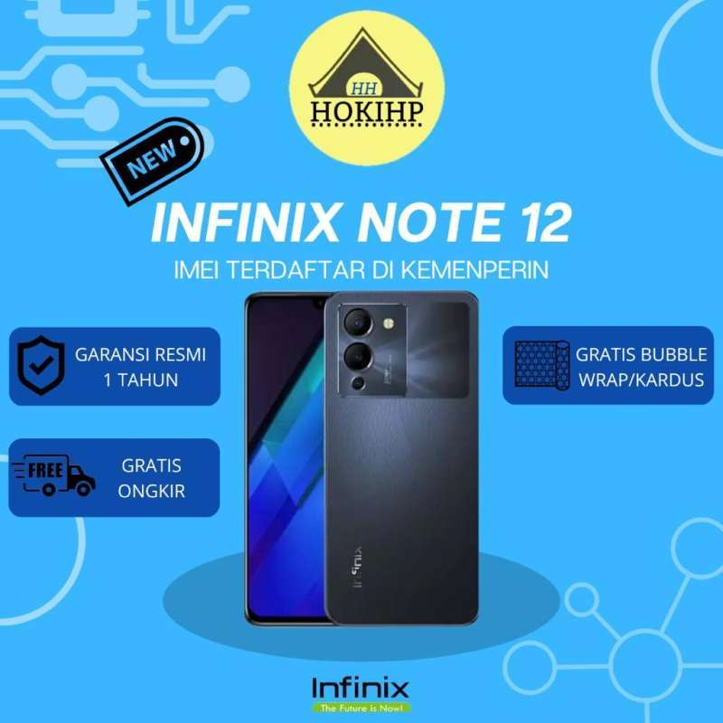 Jual Infinix Note 12 8/256gb - Garani Resmi - Black Di Seller Hokihp ...