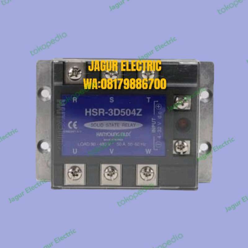 Promo HSR-3D504Z 50AMPERE SOLID STATE RELAY/SSR HANYOUNG ORI 3PHASE DC TO AC Diskon 33% di ...