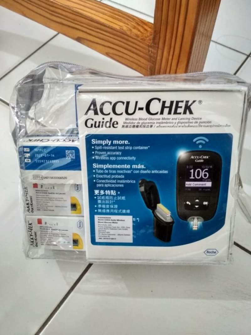 Promo ALAT CEK GULA DARAH ACCU CHEK GUIDE PENGGANTI ACCU CHECK PERFORMA Diskon 33% di Seller Nur ...