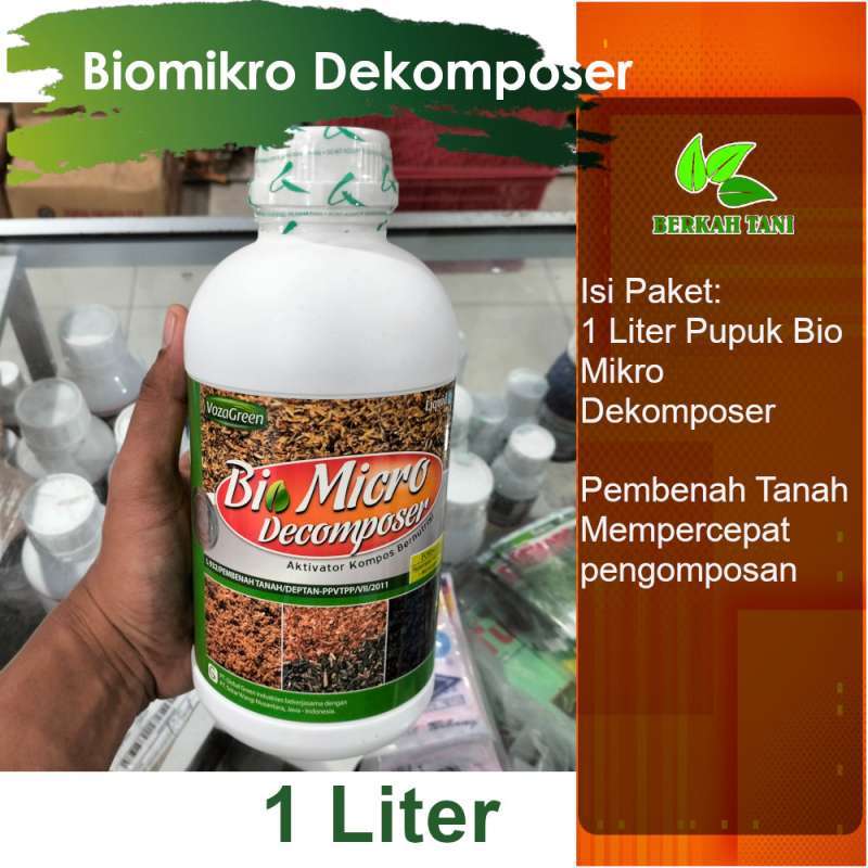 Jual Bio Mikro Dekomposer 1 Liter Pembenah Tanah Beka 1 Liter Di Seller ...